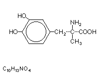 Aldomet Structure